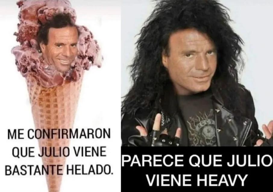 ¡Ya viene julio y con él los mejores memes de Julio Iglesias!